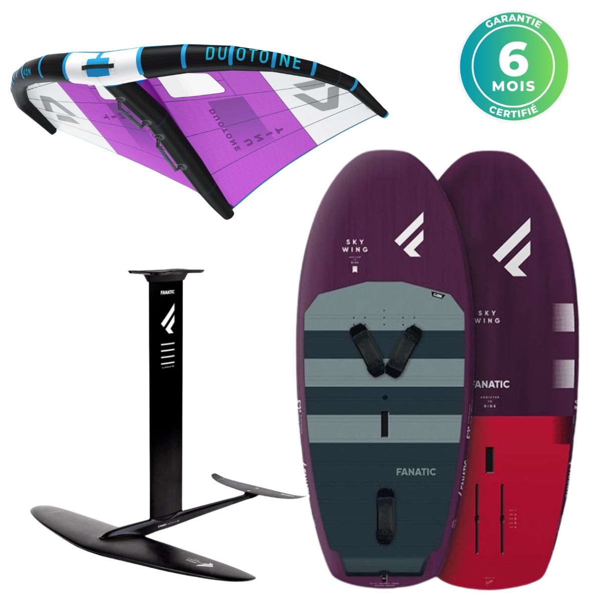 PACK WING FOIL RIGIDE DUOTONE / FANATIC EVOLUTIF – The Ridery Kitesurf ...